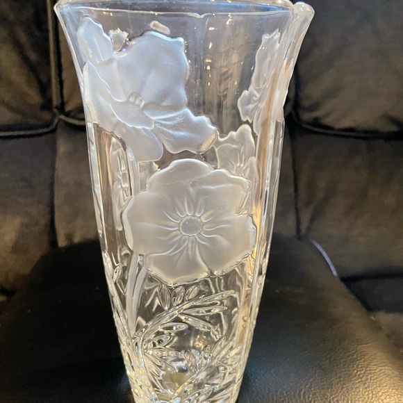 Gorham | Accents | New Gorham Botanical Garden Poppies Vase 8 Full Lead ...